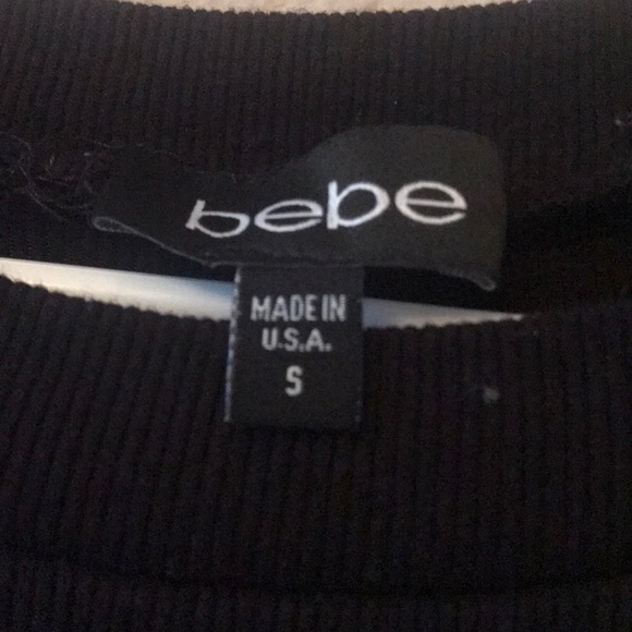 bebe | Tops | Black Bebe Shirt | Poshmark